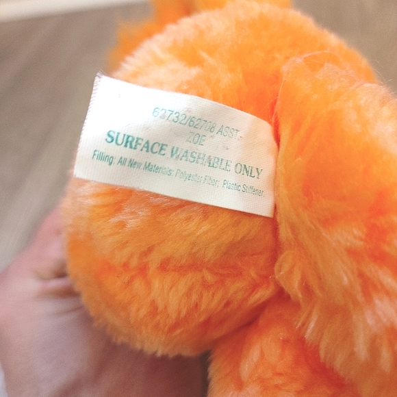 Tyco | Toys | Sesame Street 995 Zoe Plush Orange Muppets 15 Stuffed ...